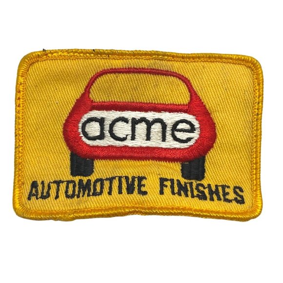 Accessories | Vintage Acme Automotive Finishes Logo Embroidered Car ...